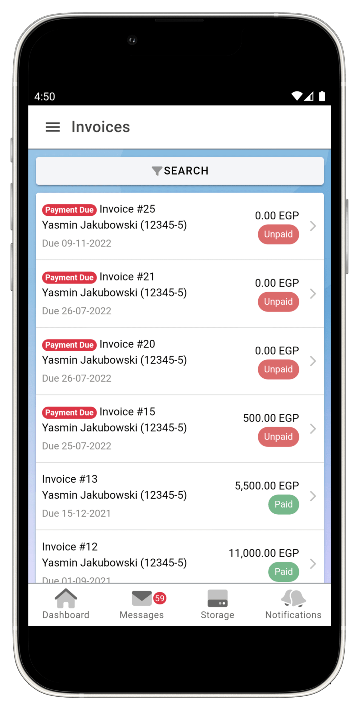 Billing System SCL billing-system-scl